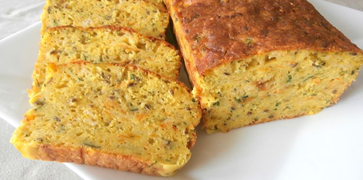 Cake carottes, courgettes et curcuma - Recettes Italiennes