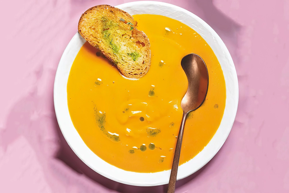 Velouté de patate douce à la badiane - Recettes Italiennes