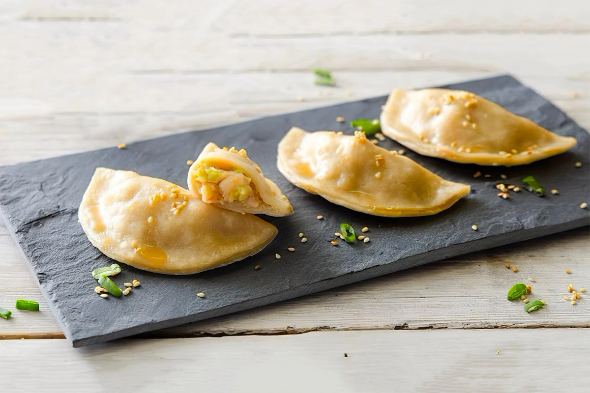 Ravioli aux crevettes à la vapeur - Recettes Italiennes