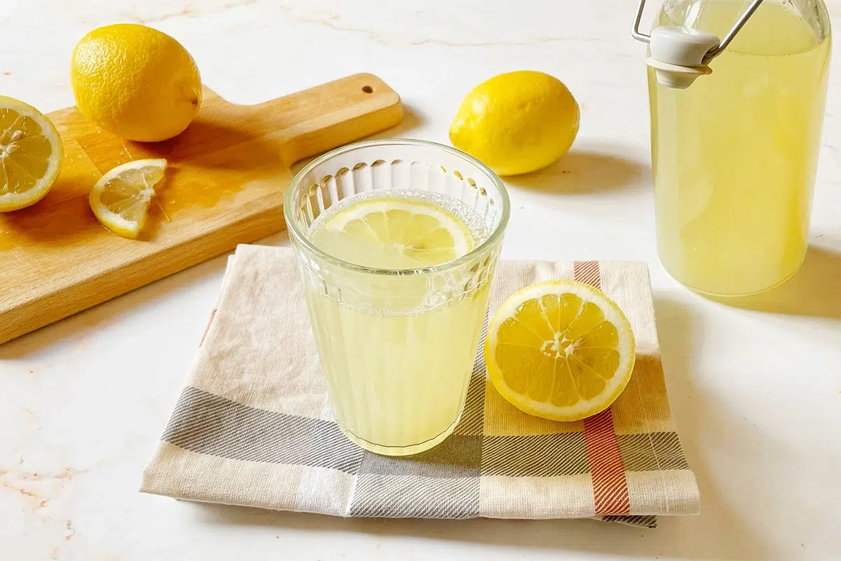 Sirop de citron pour citronnade - Recettes Italiennes