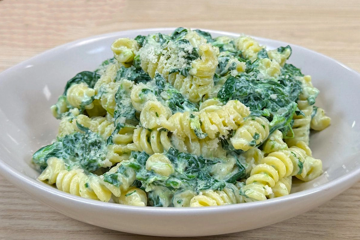 Pâtes à la ricotta et aux épinards - Recettes Italiennes